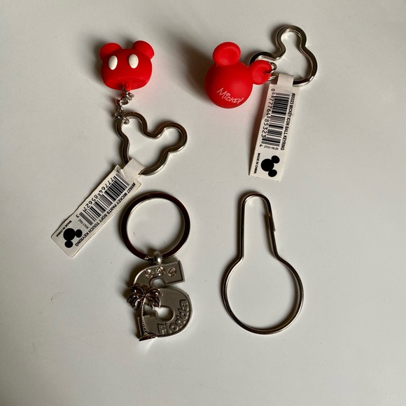 Disney | Other | New Bundle Of 4 Keychains Disney | Poshmark